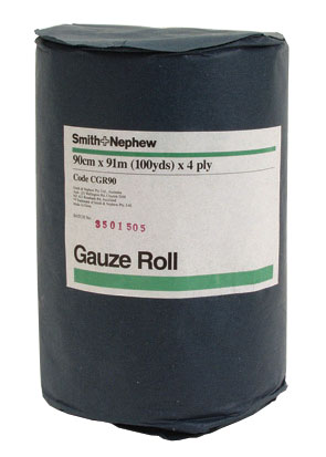 Gauze Roll 90cm x 91m, Gauze, Packing, DRESSINGS & WOUND CARE, Medical ...