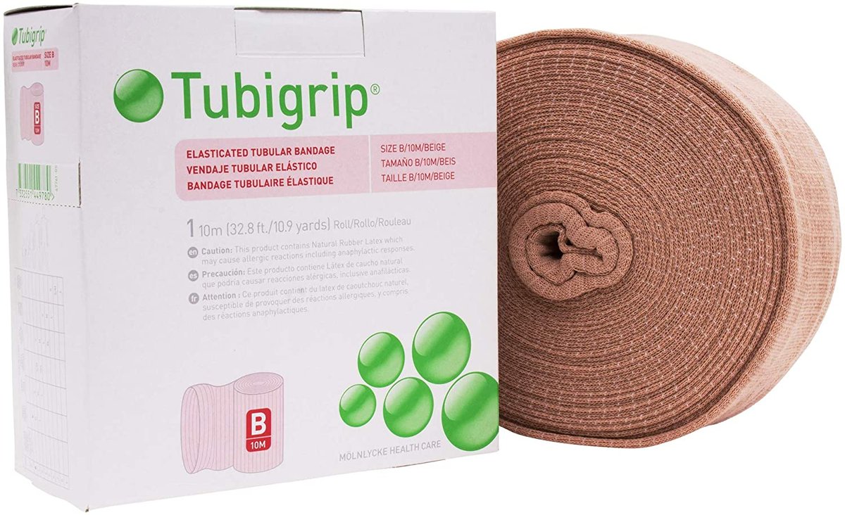 Tubigrip Support Bandage Flesh Size B 10m Roll , Protective Tubular ...