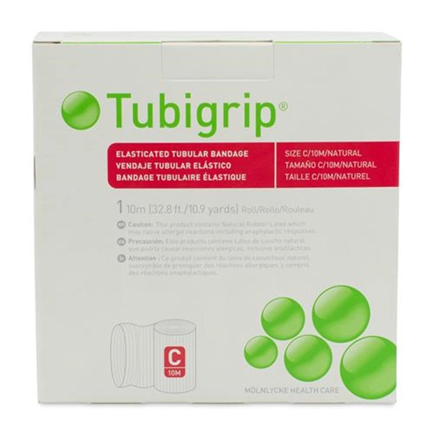 Tubigrip Support Bandage White Size C 10m Roll, Protective Tubular ...