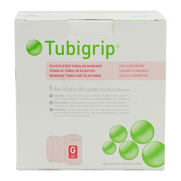 Tubigrip Support Bandage Flesh Size G 10m Roll, Protective Tubular ...